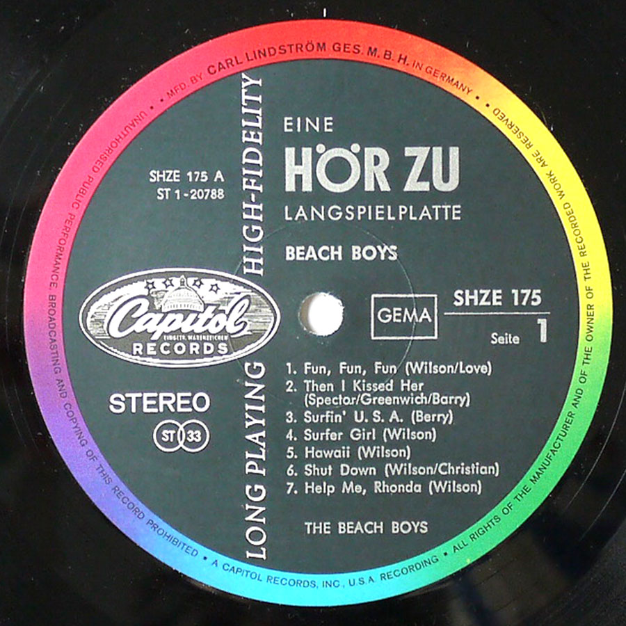 BEACH BOYS – Surf Beat Fun - MAGICBUS RECORDS